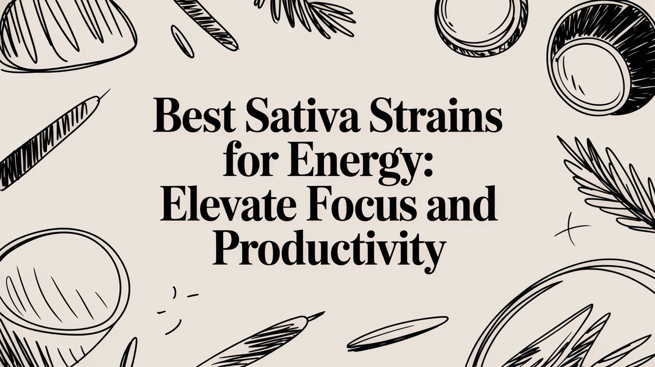 Best sativa strains for energy: Elevate focus and productivity